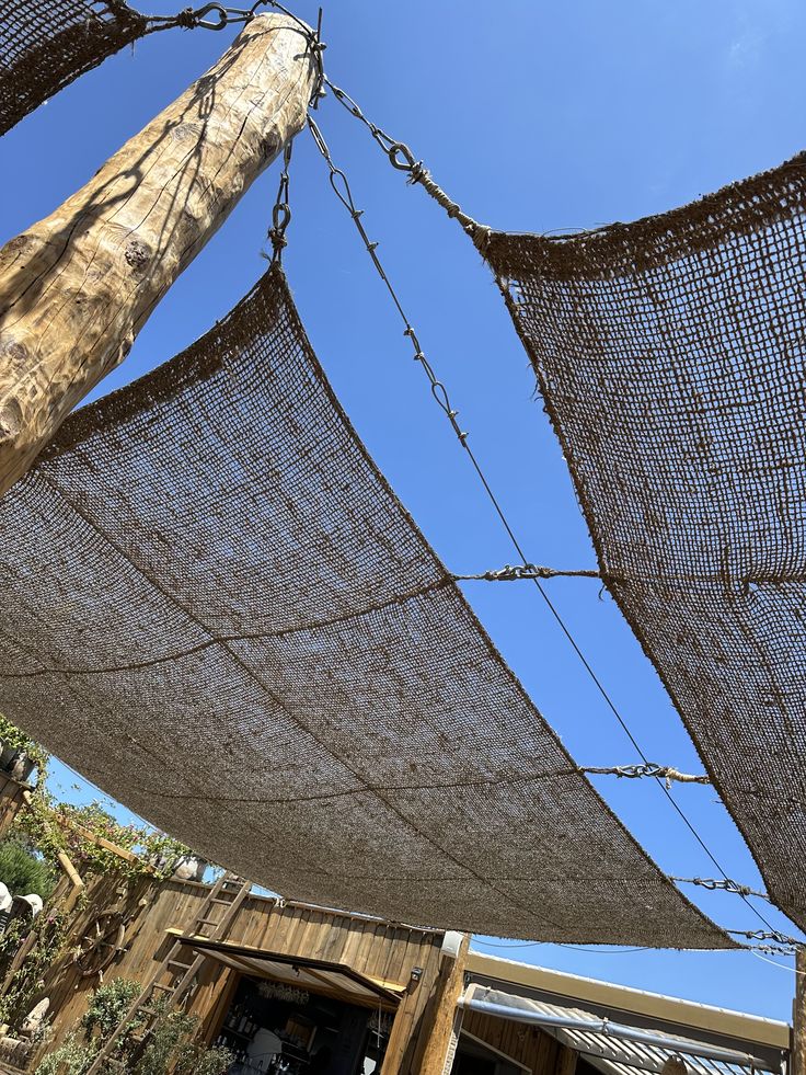 Breathable Coir Shade Sails: Natural Aesthetic and Versatility – Green ...